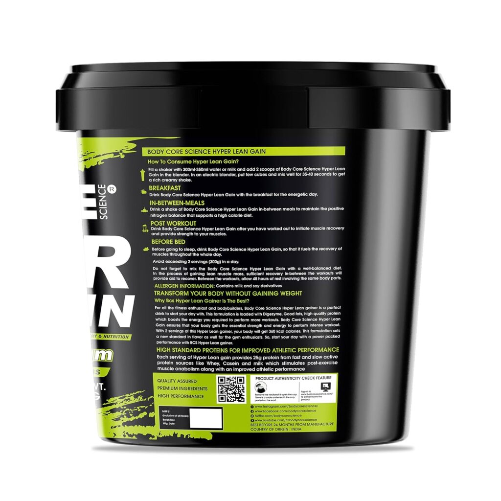 BCS Hyper Lean Gainer (5Kg) | Body Core Science