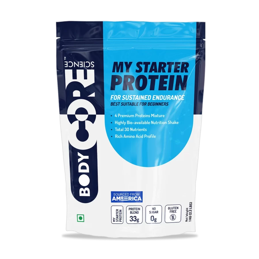 Real Gold 100% Whey + My Starter Protein (1+1Kg) | Body Core Science