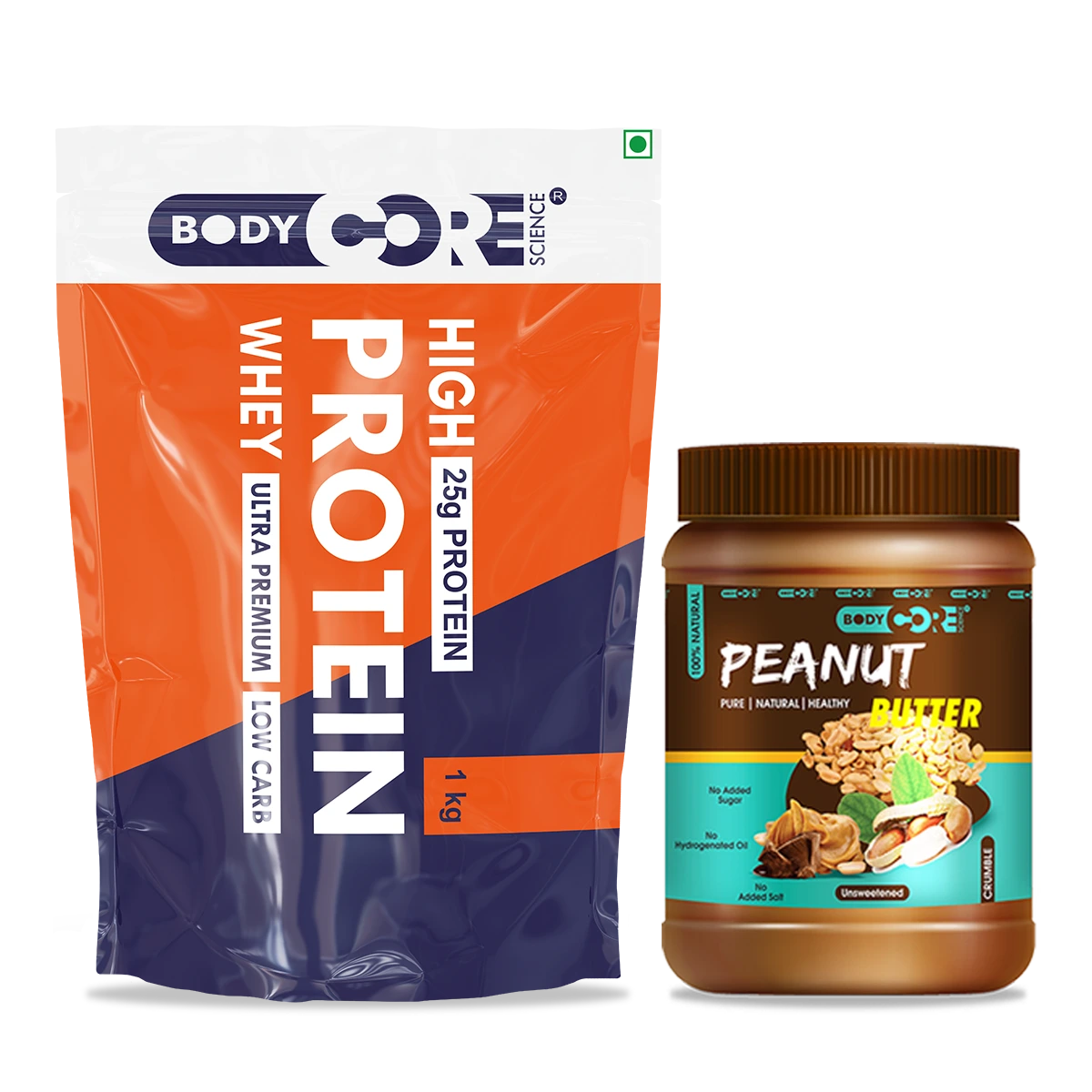 BCS High Whey Protein Ultra Premium (1Kg) + BCS Peanut Butter | Body ...