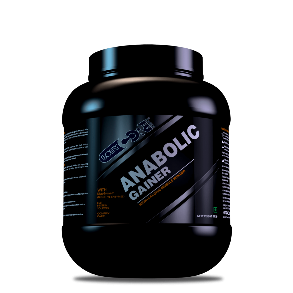BCS Anabolic Gainer (1Kg) Black | Body Core Science