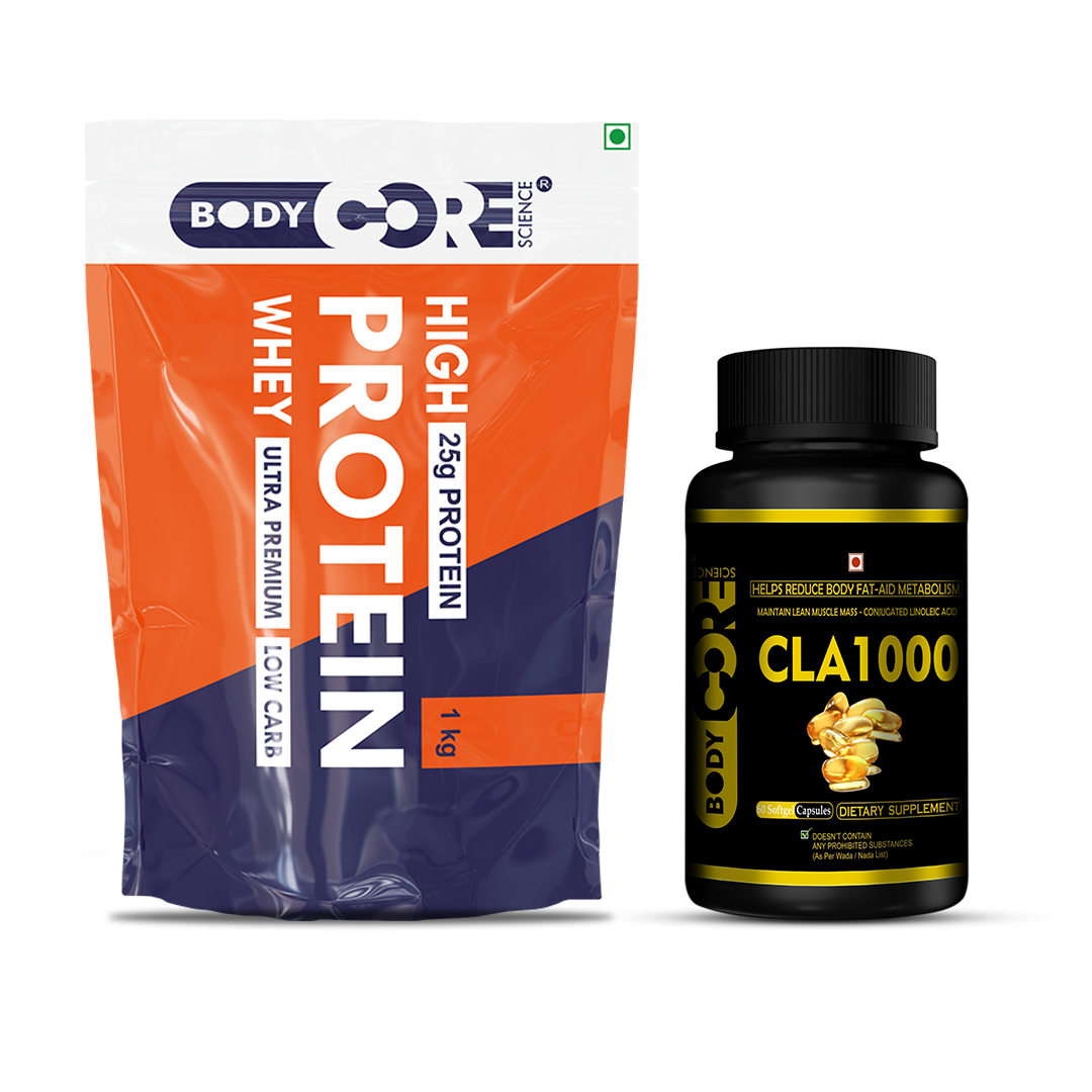 BCS High Whey Protein Ultra 1Kg + BCS CLA (60 Cap.) – Body Core Science